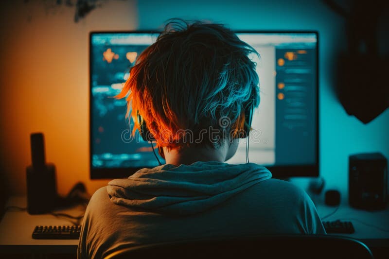 Parallel Worlds, between Reality and Virtual. Stock Illustration ...