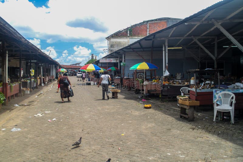 PARAMARIBO, SURINAME - AUGUST 6, 2015: Monument of Surinamese Coup D ...