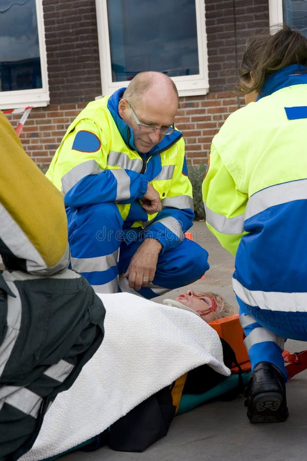 Paramedic stock photo. Image of brace, helping, conscious - 18145324
