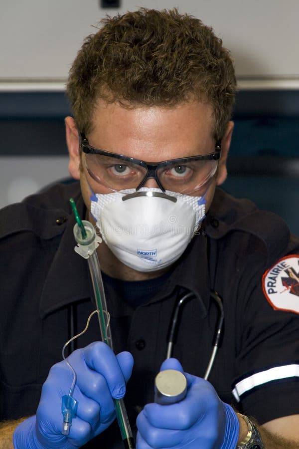 Paramedic Intubation stock image. Image of intubating - 4783561