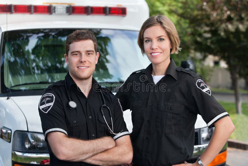 Paramedic Ambulance Driver stock photo. Image of happy - 22212996