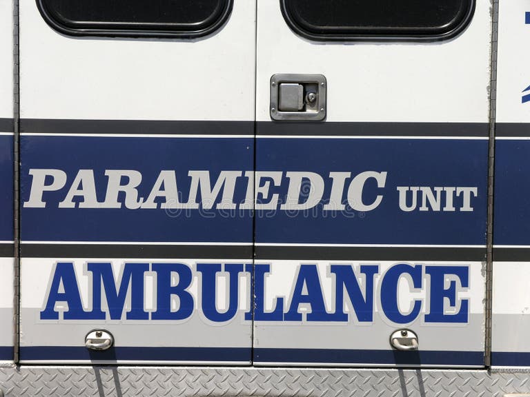 Paramedic Unit - Ambulance stock photo. Image of transport - 897626