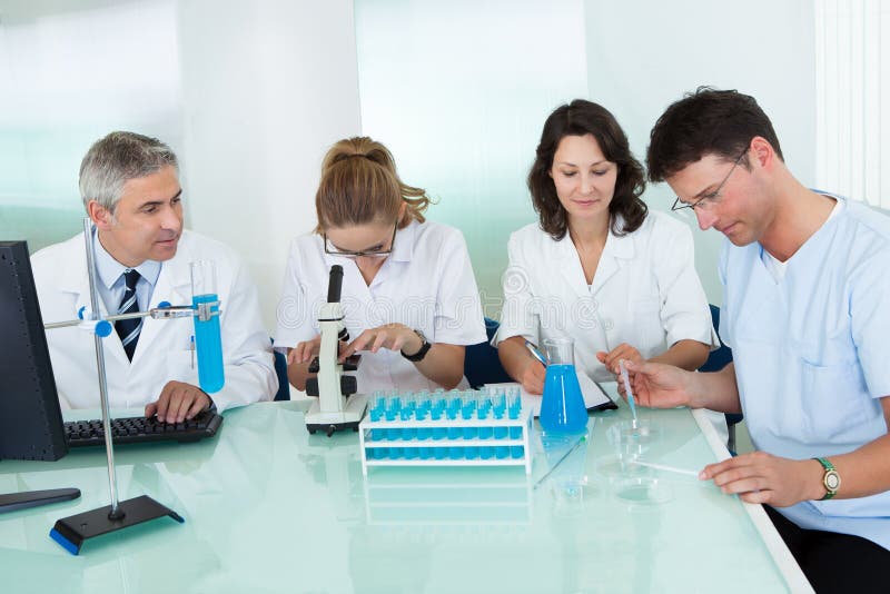 Paramedical Or Technical Staff In A Lab Stock Image - Image of ...