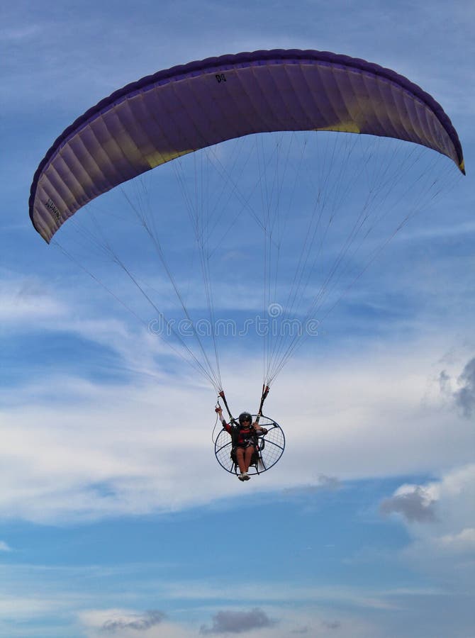 Paramotor is a Paragliding Sport that Uses a Parachute and a Propeller ...