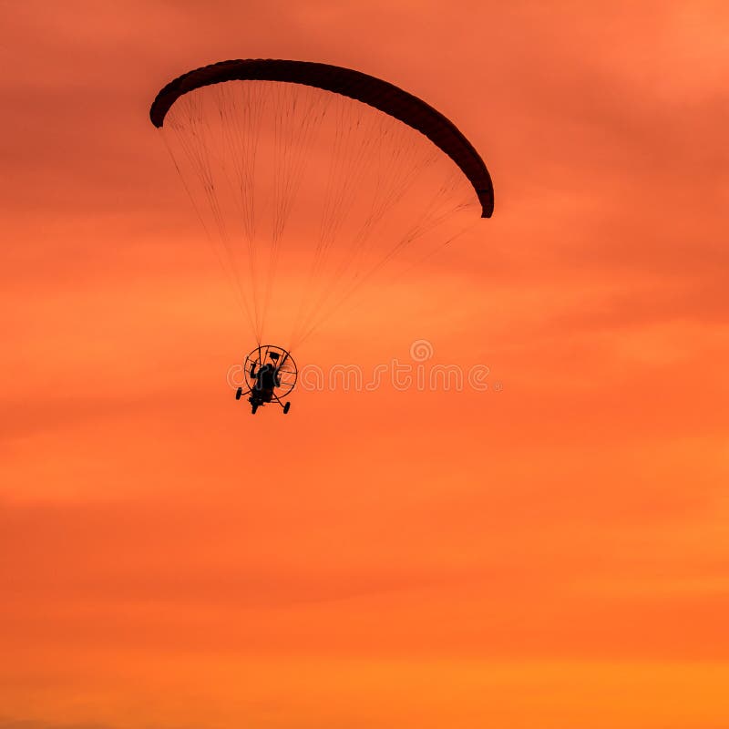 Paramotor,sport stock image. Image of dramatic, extreme - 37755759