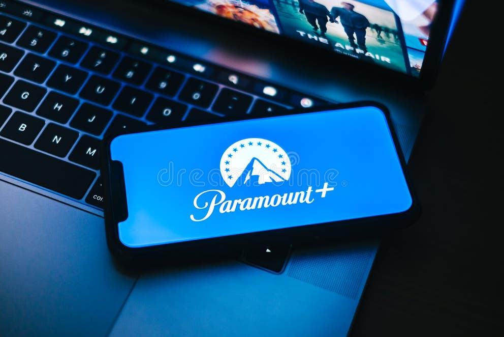Paramount Plus Logo on Smartphone Screen Editorial Photography - Image ...