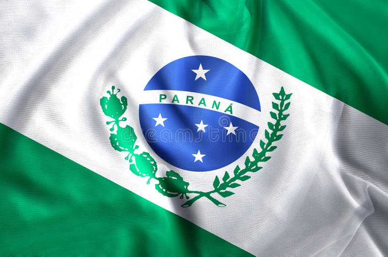 Parana flag illustration stock illustration. Illustration of patriotic ...