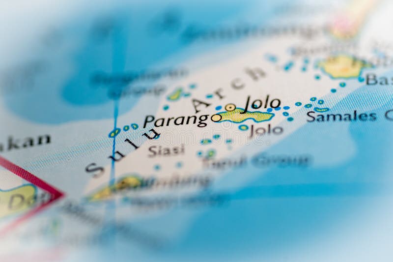 Parang, Philippines Highlighted on a World Map Stock Image - Image of ...