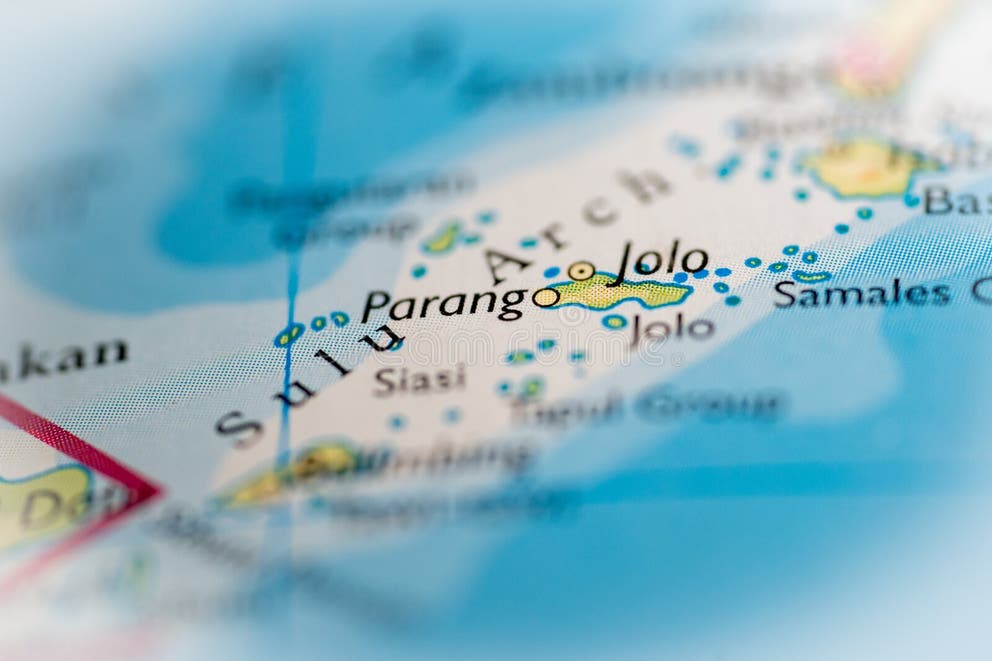 Parang, Philippines Highlighted on a World Map Stock Image - Image of ...
