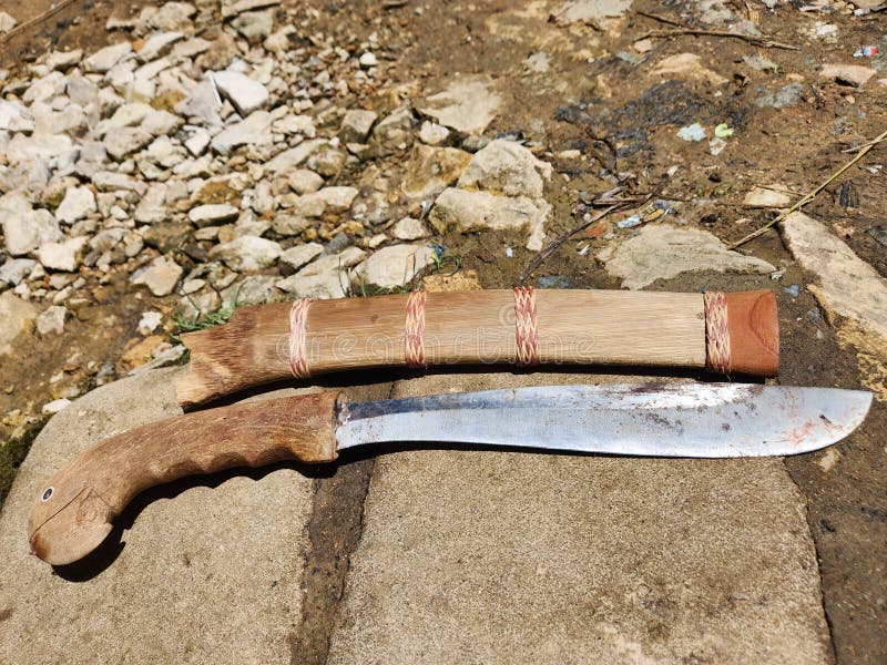 Parang, Traditional Knife Toraja Indonesia Stock Photo - Image of ...