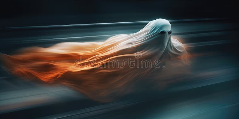 Paranormal Activity of an Apparition Approaching Stock Illustration ...