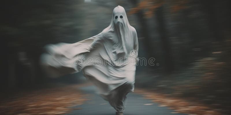 Paranormal Activity of an Apparition Approaching Stock Photo - Image of ...