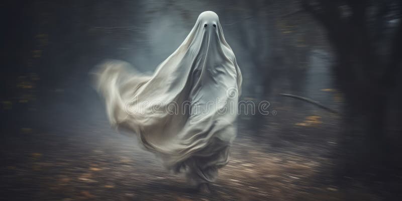Paranormal Activity of an Apparition Approaching Stock Photo - Image of ...