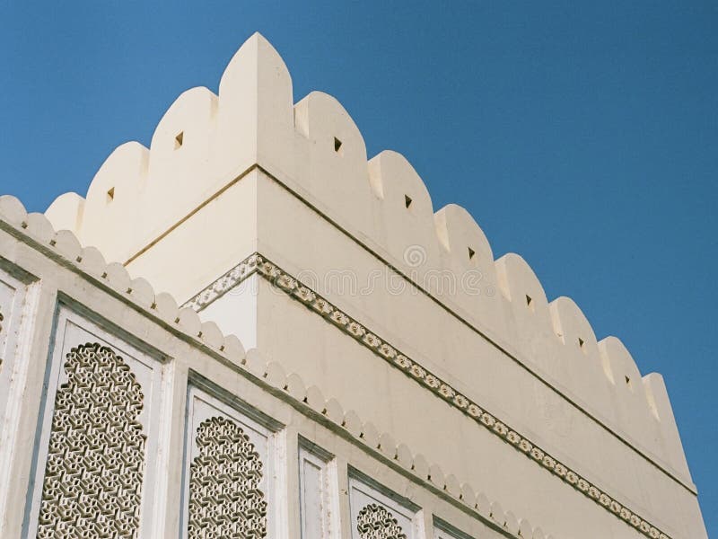 Parapets of a Temple Palace Stock Photo - Image of sunny, temple: 269991838