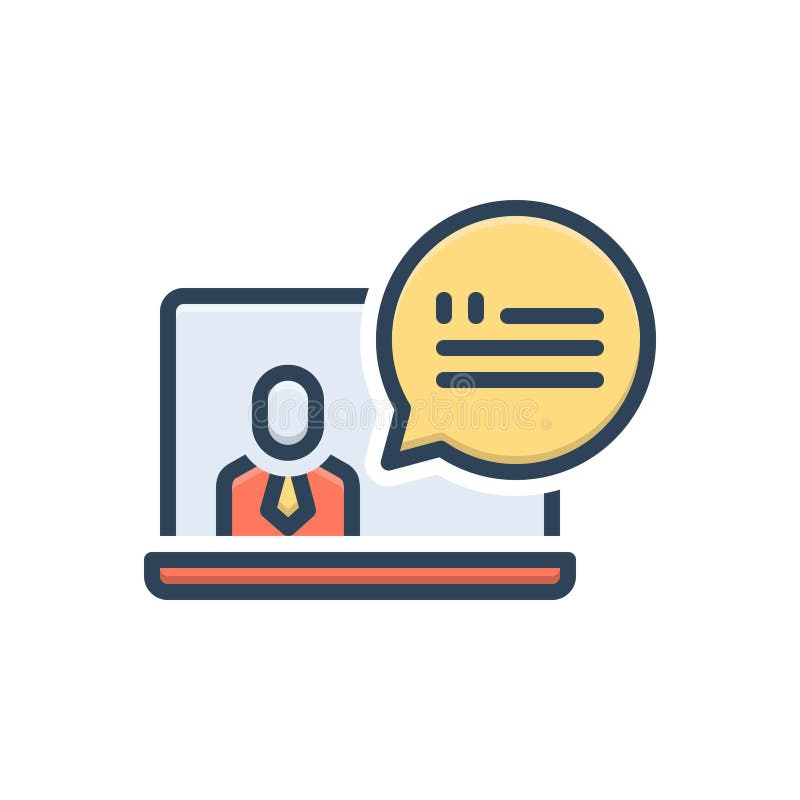 Color Illustration Icon for Paraphrase, Online and Box Stock Vector ...