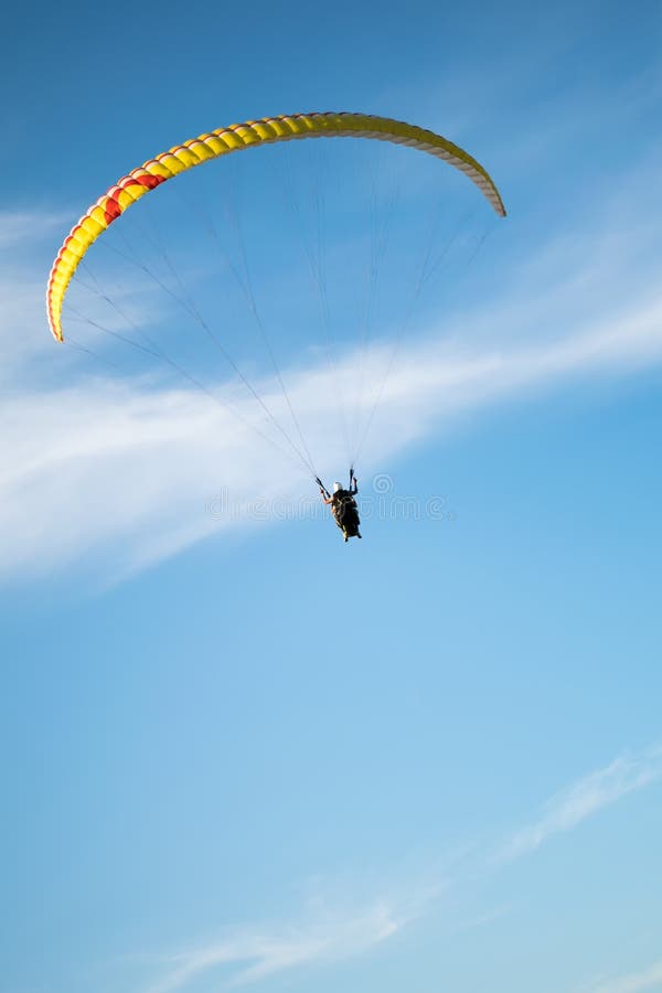 Paraplane in the sky stock image. Image of outdoor, people - 61737919