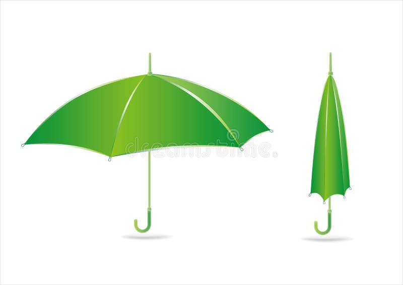 Paraply vektor illustrationer. Illustration av objekt - 9935866