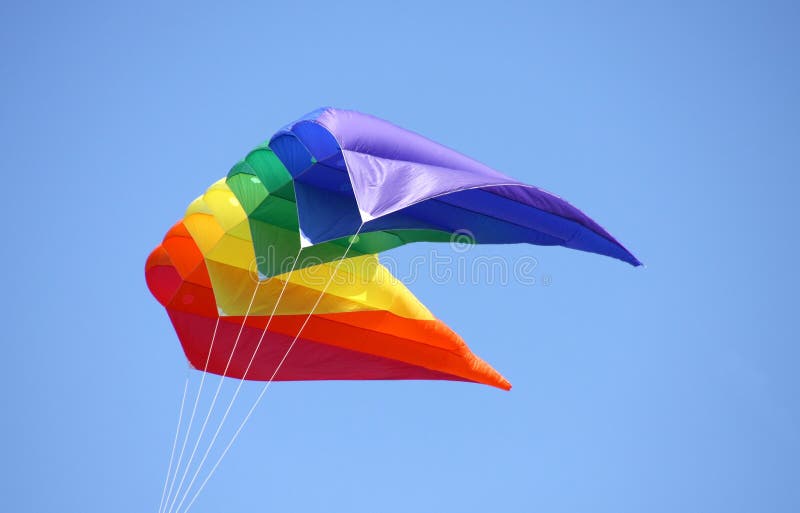 Parasail Kite stock image. Image of vivid, blue, color - 10669287