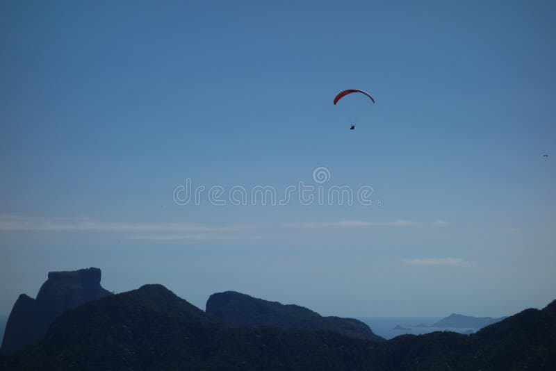 Parasailing Over Brazil stock image. Image of europe - 57045179