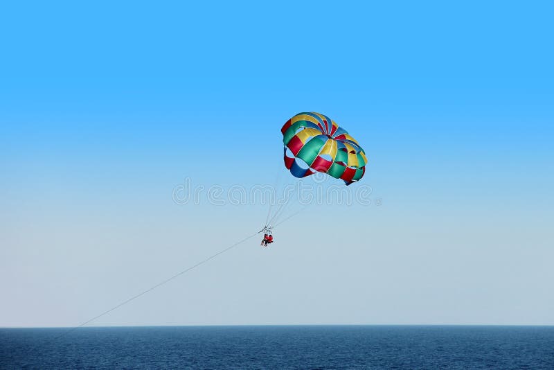 Parasailing parachute stock image. Image of pursuit, parachuting - 45248227