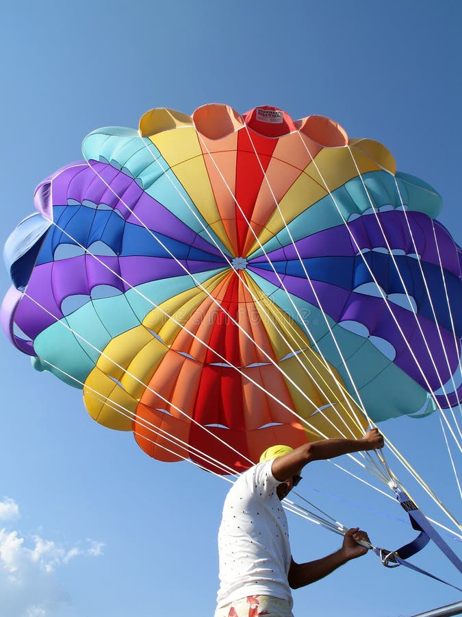 Parasailing Personnel (Kemer, Turkey) Editorial Photography - Image of ...