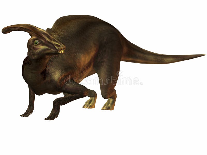 Parasaurolophus stock illustration. Illustration of huge - 2268810