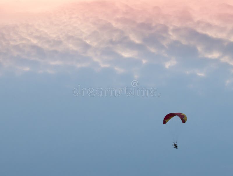 Parashute stock photo. Image of paradise, flying, sports - 18533206
