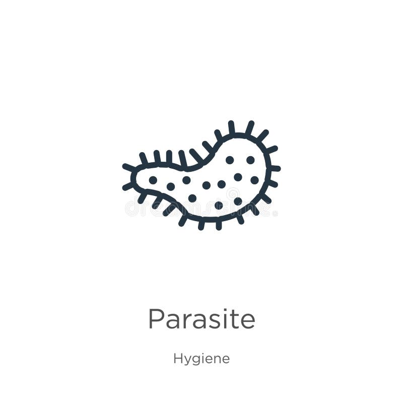 Parasite Linear Icon. Modern Outline Parasite Logo Concept on Wh Stock ...