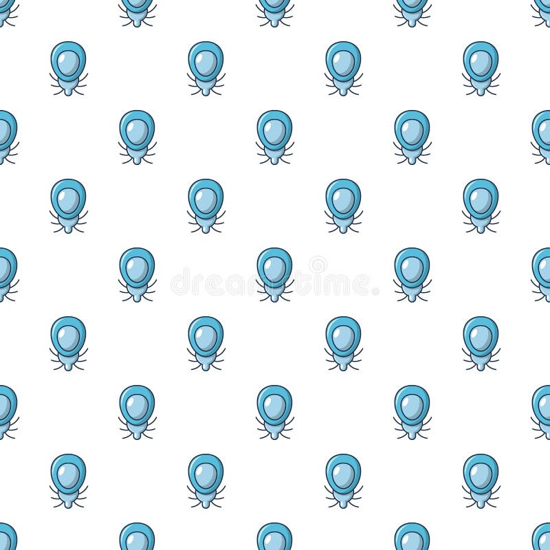 Parasite or Virus Pattern Seamless Stock Vector - Illustration of ...