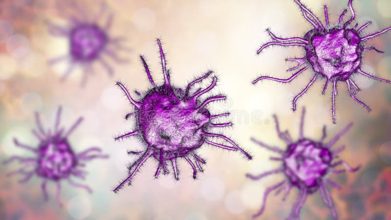 Parasites, Pathogenic Microbes Stock Illustration - Illustration of ...