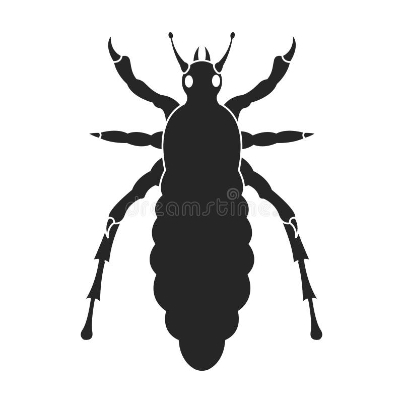 Parasites Vector Icon.Black Vector Icon Isolated on White Background ...