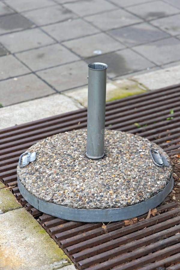 Parasol Base Stand stock image. Image of serbia, balkans - 240538003