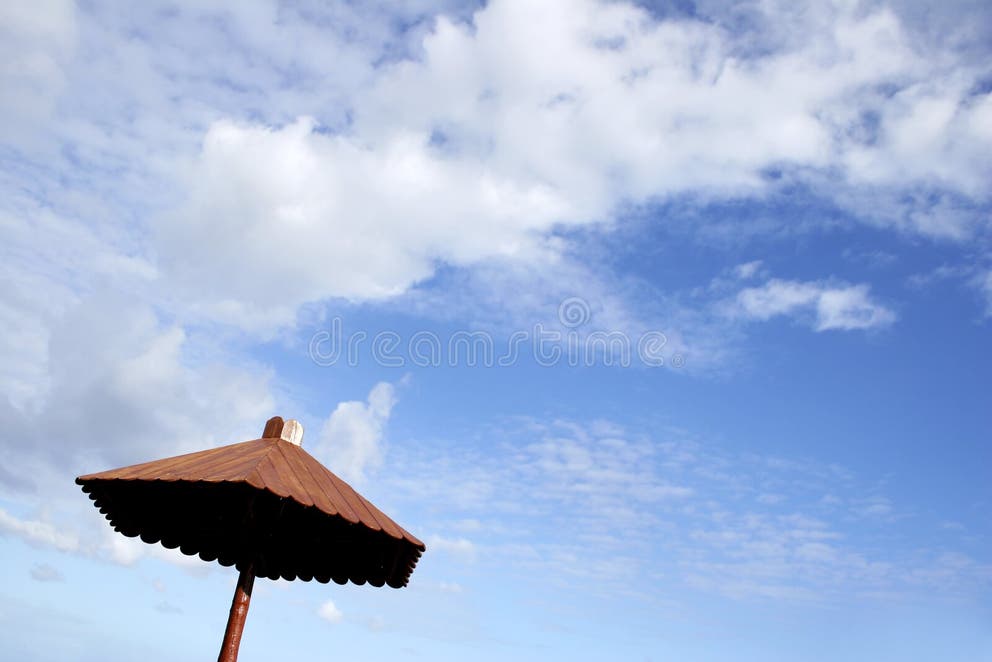 Parasol and Sky stock photo. Image of bright, holiday - 2087286