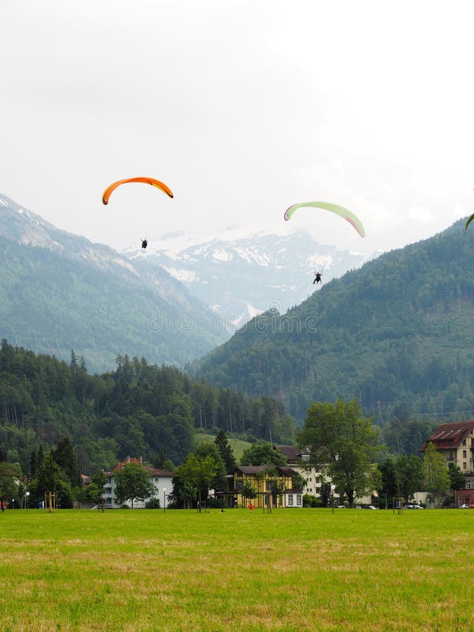 Parasol in the Sky with Natural Views Stock Image - Image of europe ...