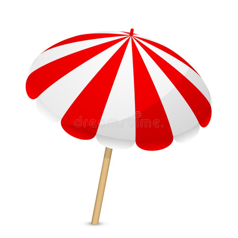Parasol stock vector. Illustration of striped, clip, rest - 31575659