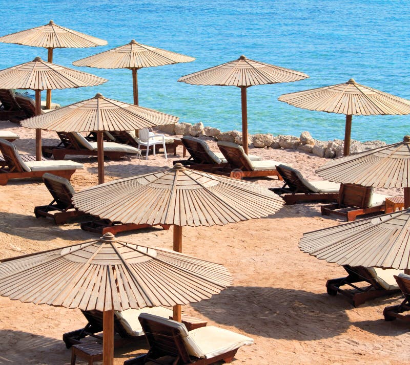 Parasols stock image. Image of relaxation, liquid, comfort - 16587987