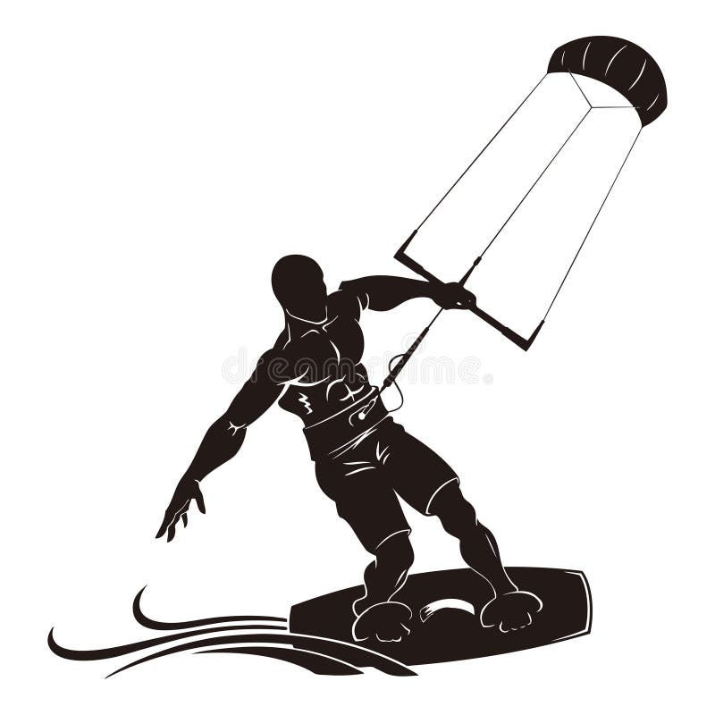 Cartoon Parasurfing Stock Illustrations – 1 Cartoon Parasurfing Stock ...