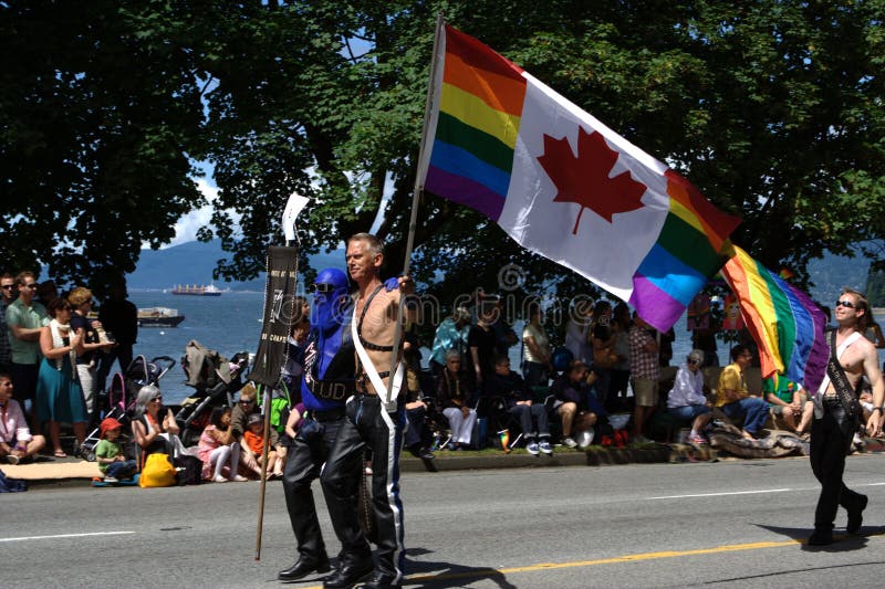 Parata Di Orgoglio Di Vancouver, Cavalieri Di Malta Fotografia ...
