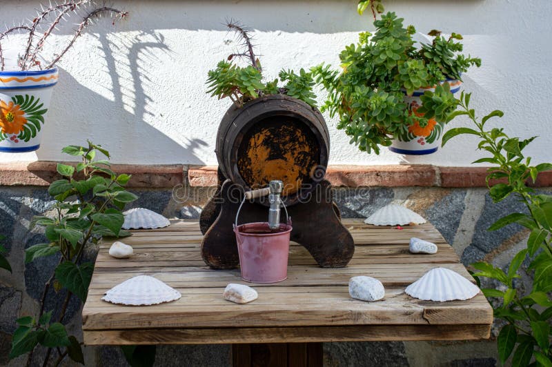 Corners and Details on the Streets in Parauta, Spain Editorial Image ...