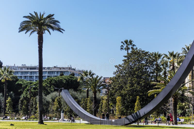 Parc Au Centre De Nice, France Photo stock éditorial - Image du europe ...