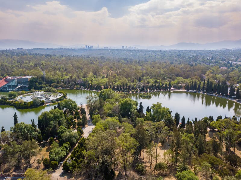 Parc Chapultepec Mexico City Image stock - Image du stationnement ...
