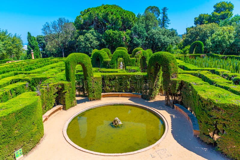 Parc Del Laberint D Horta in Barcelona, Spain Stock Image - Image of ...