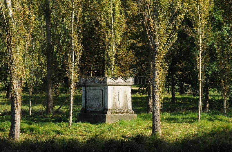 Parc Jean-Jacques Rousseau Dans Ermenonville Image stock - Image du ...