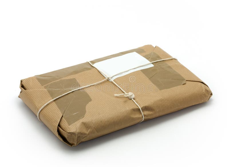 Parcel stock photo. Image of paper, tape, label, gift - 10516148