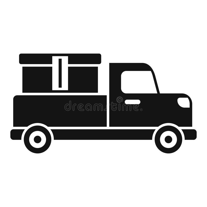 Parcel Box Delivery Icon Simple Vector. Food Import Stock Illustration ...