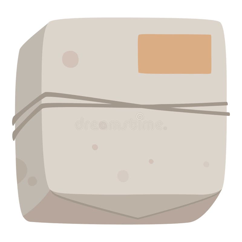 Parcel Box Icon Cartoon Vector. Delivery Package Stock Vector ...