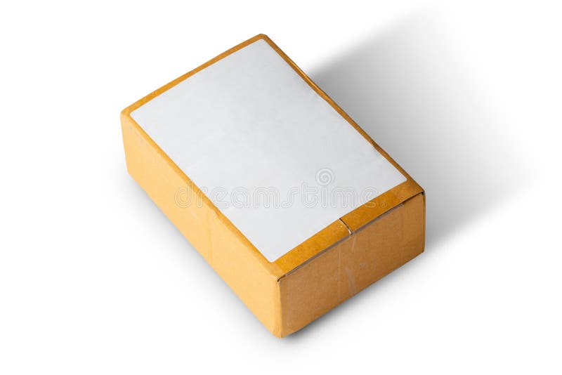 Parcel box stock image. Image of business, packaging - 214188103