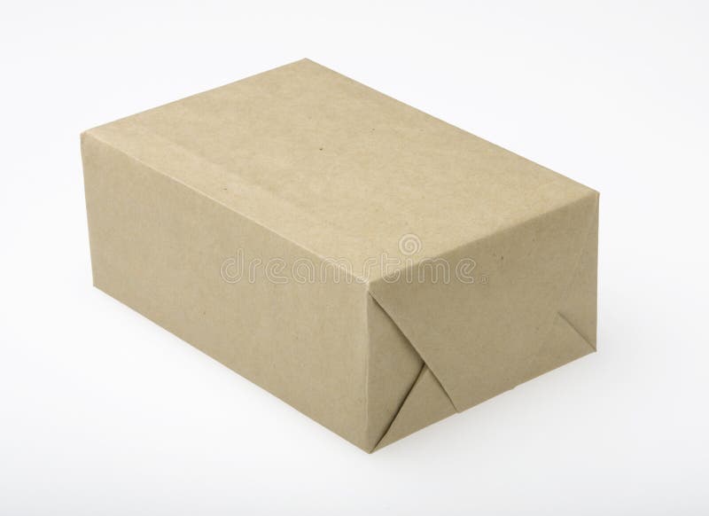 Brown Parcel stock photo. Image of congratulation, decorate - 3652178