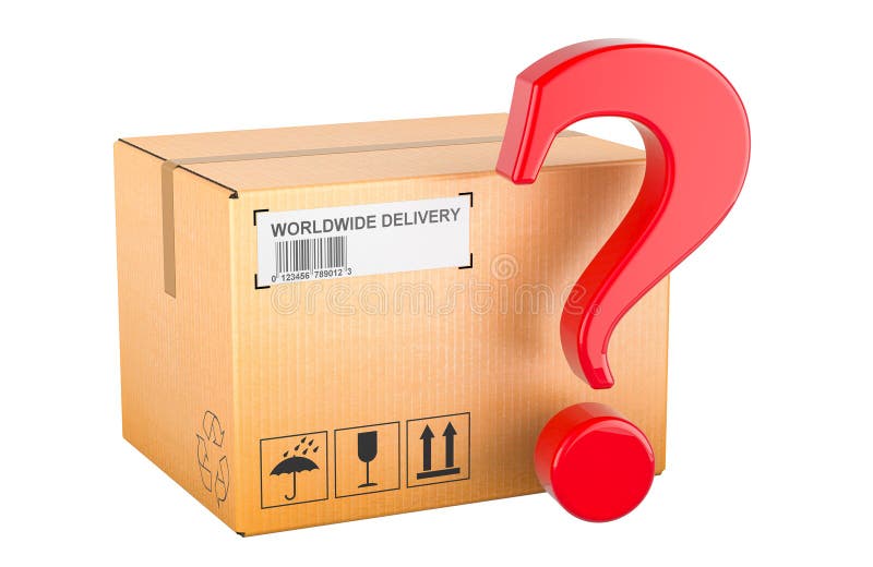Question Mark Cardboard Box Stock Illustrations – 452 Question Mark ...