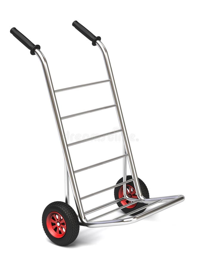 Parcel cart stock illustration. Illustration of parcel - 21857844